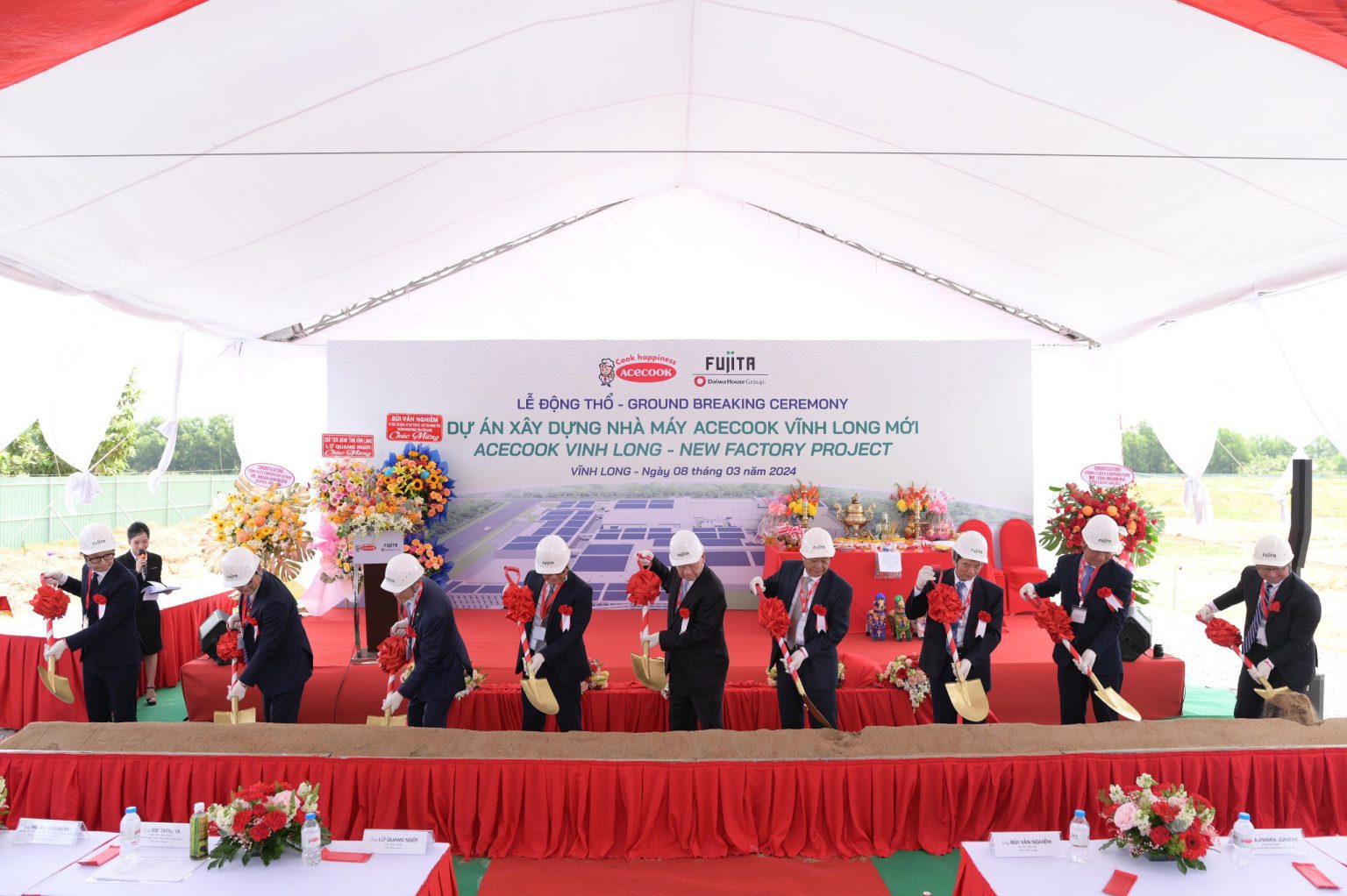 ACECOOK VIETNAM JOINT STOCK COMPANY HOLDS GROUNDBREAKING CEREMONY FOR ...
