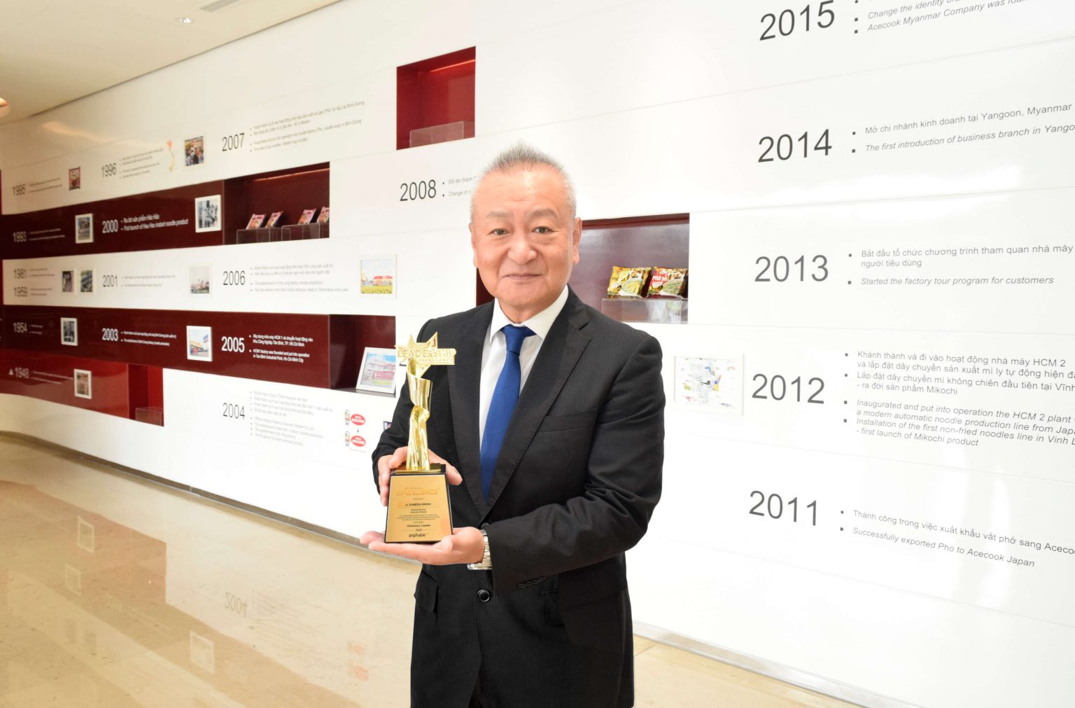 Acecook Vietnam’s General Director Honored as an “Inspirational Leader”